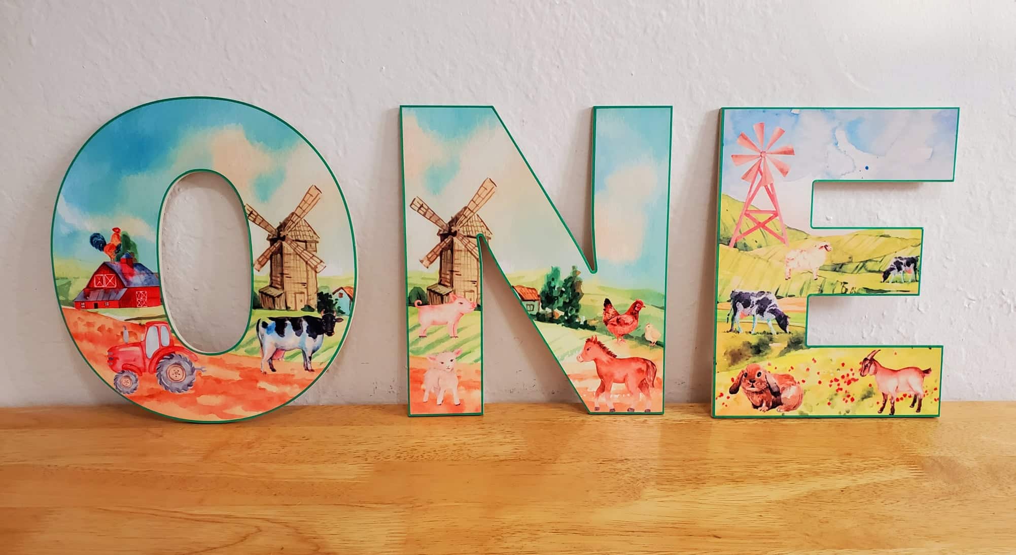 Custom Birthday Numbers/Letters - Dad's Wooden Garage