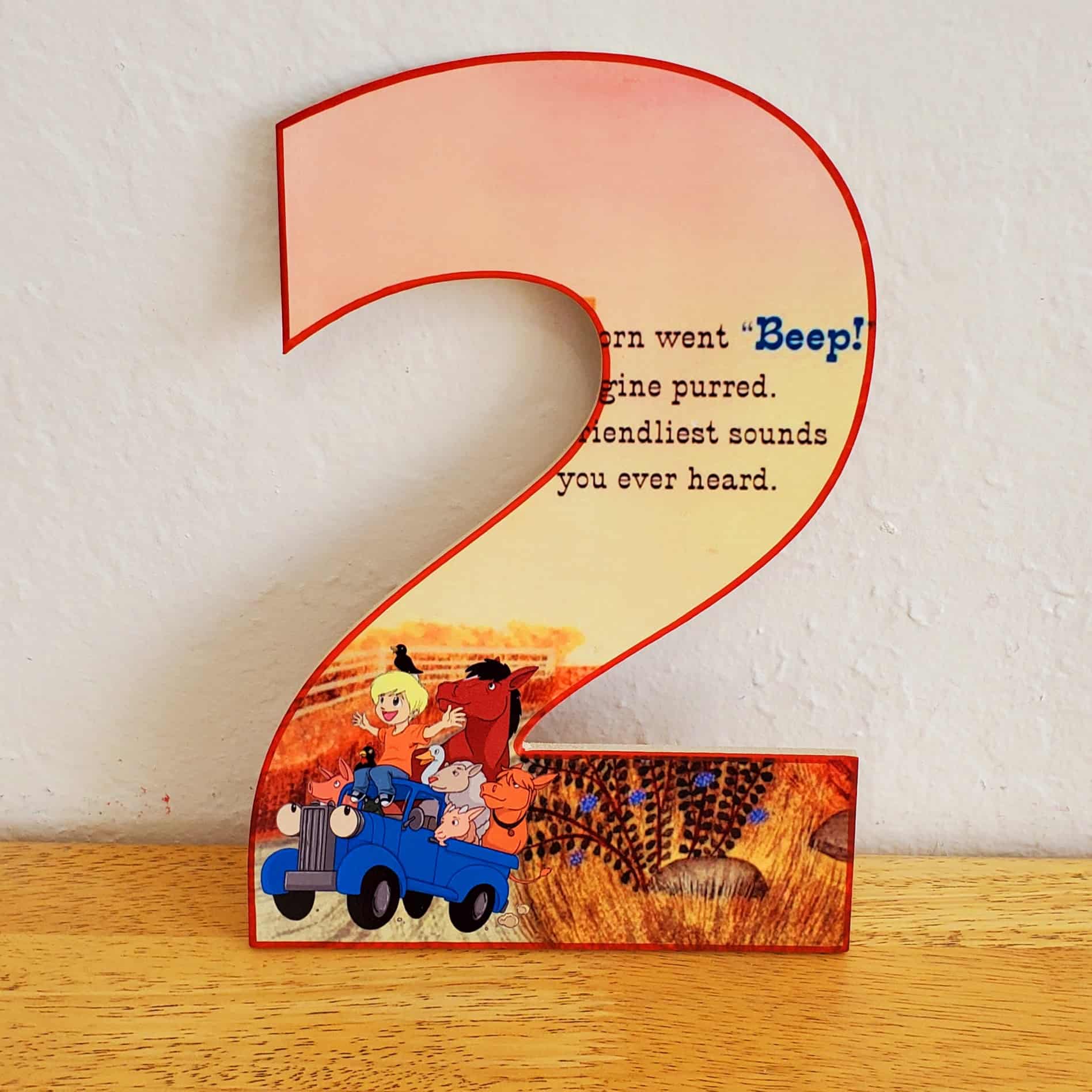 Custom Birthday Numbers/Letters - Dad's Wooden Garage