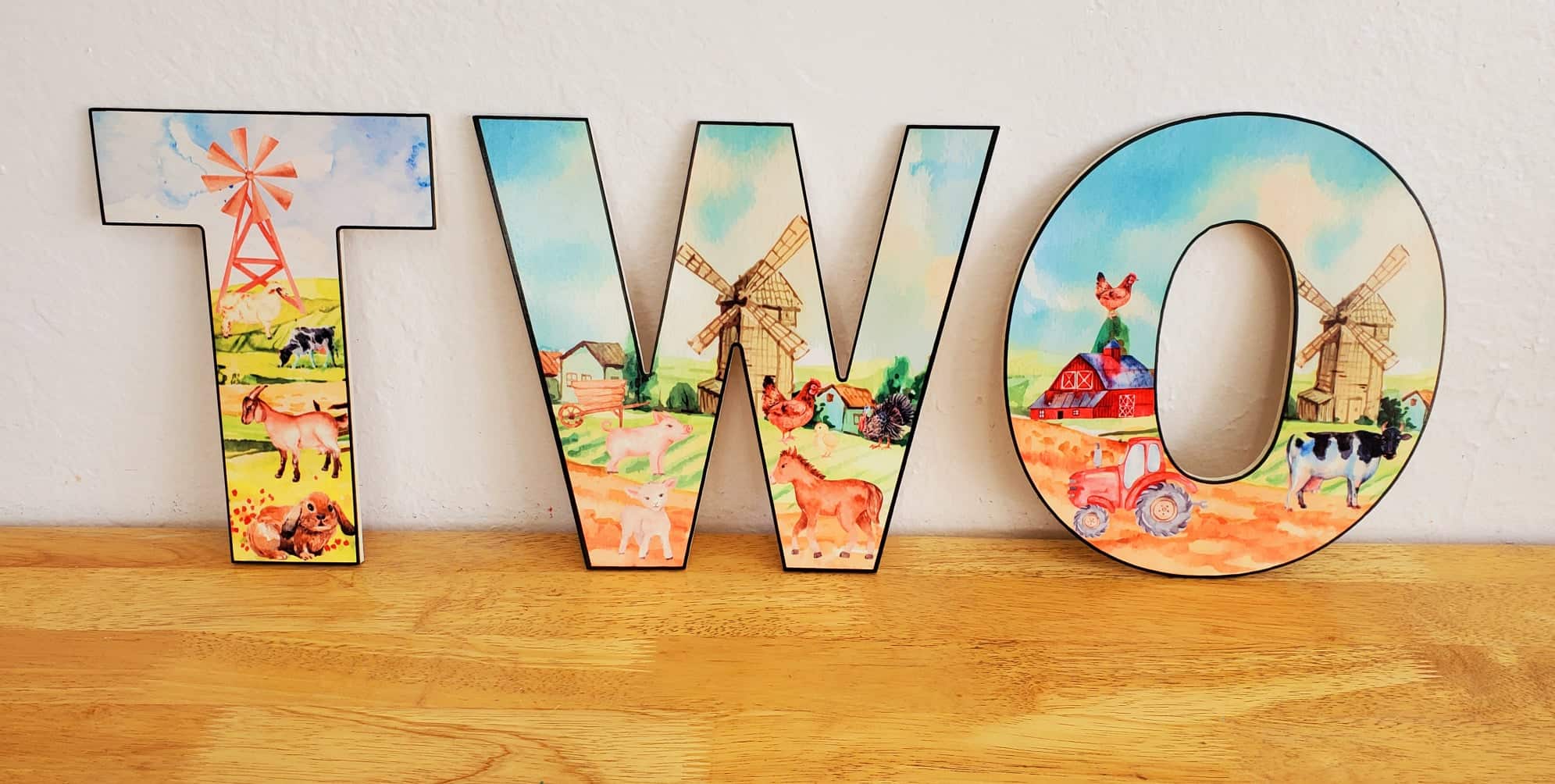 Custom Birthday Numbers/Letters - Dad's Wooden Garage